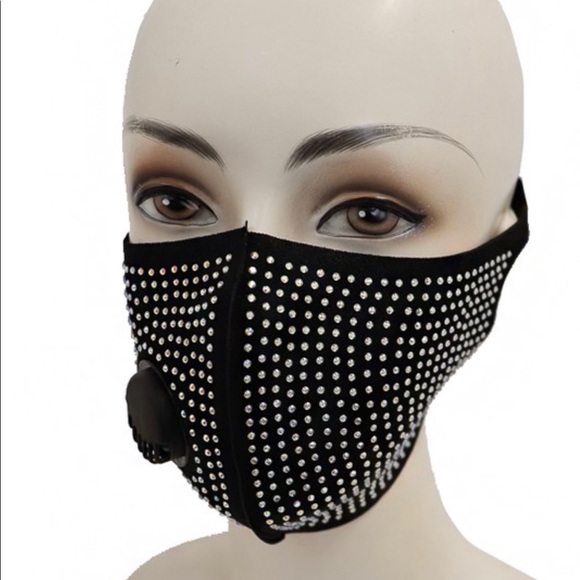 Accessories | Bling Mask With Respirator | Poshmark